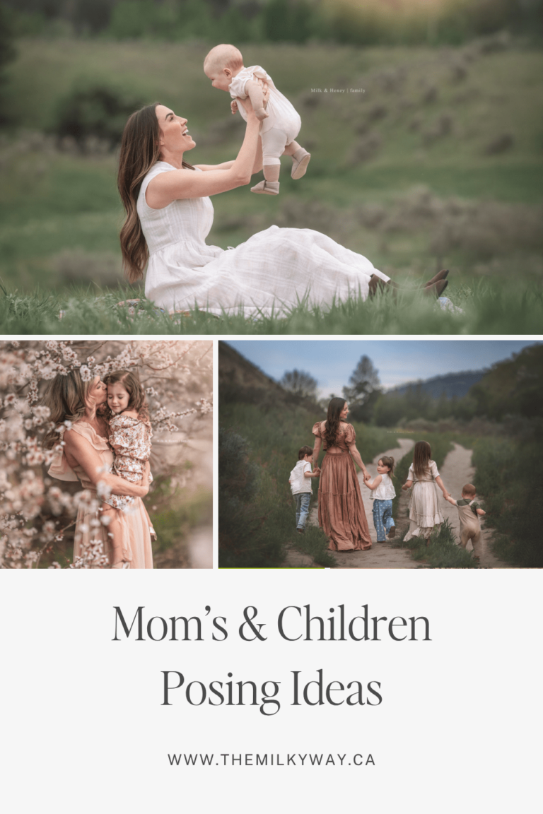10 Ideas for Mom and Child Poses - The Milky Way