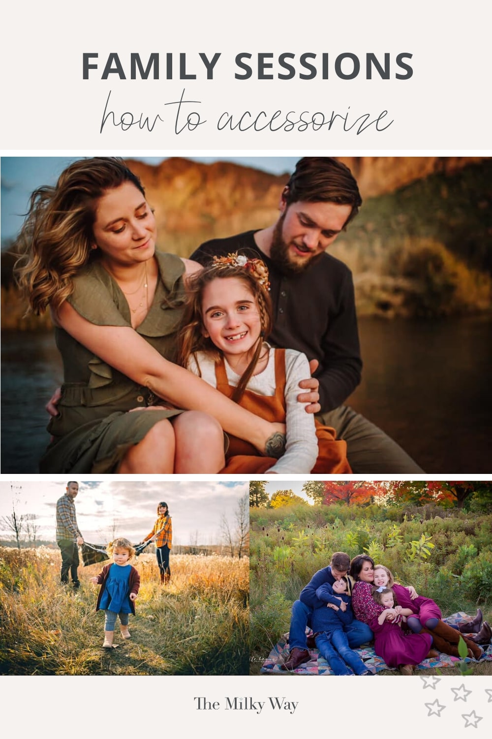 6 Stylish Accessories for Family Photos - The Milky Way